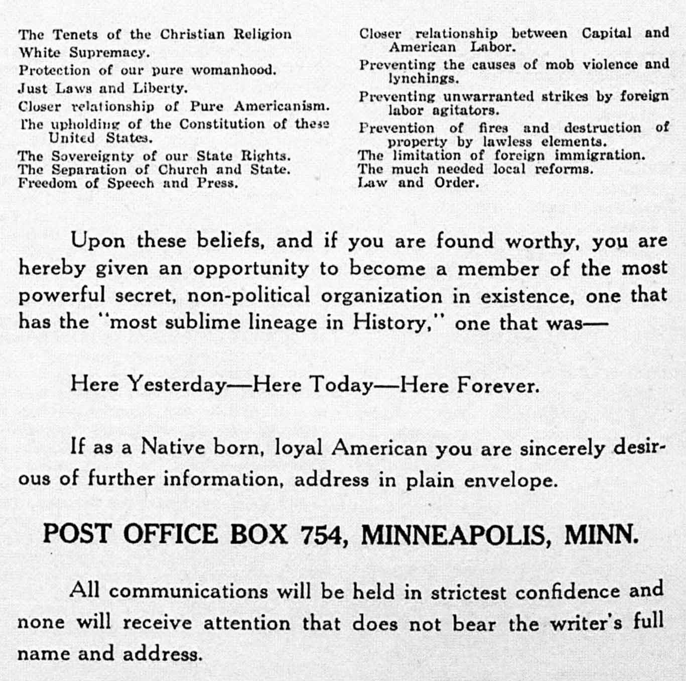RACE, CREED, AND COLOR IN ST. LOUIS PARK – St Louis Park Historical Society